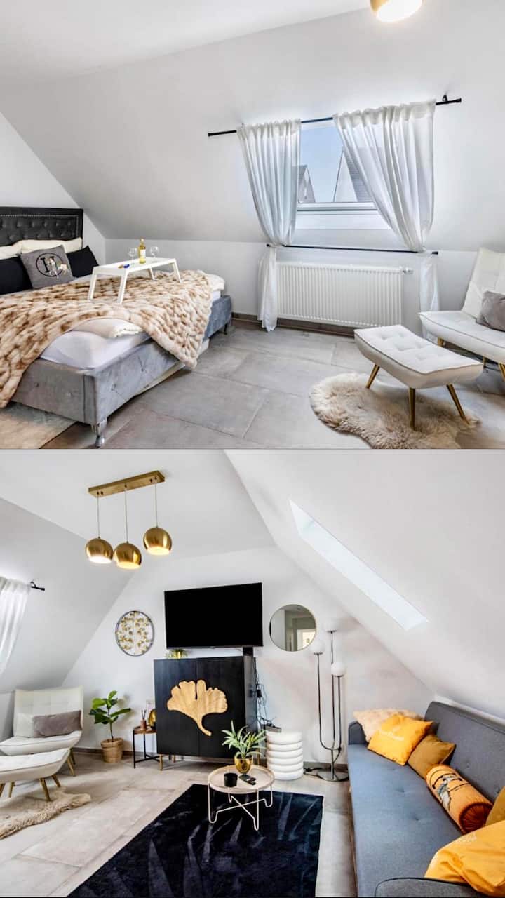 Moderne Dachgeschoss Wohnung/ 15min Bis Düsseldorf - Duisburg