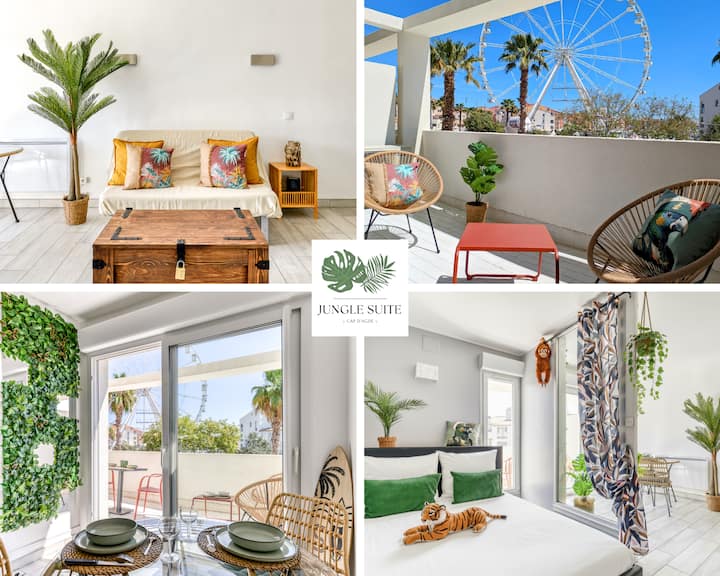 Terrasse~vue Centre-port~ménage Inclus~wi-fi~clim - Agde