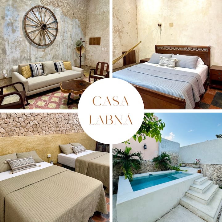 Casa Labná / Con Alberca / Barrio San Francisco - Campeche, Mexico