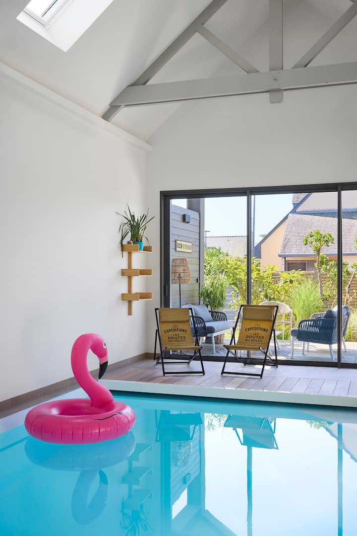 Superbe Villa Contemporaine Piscine Intérieure 29c - Combrit