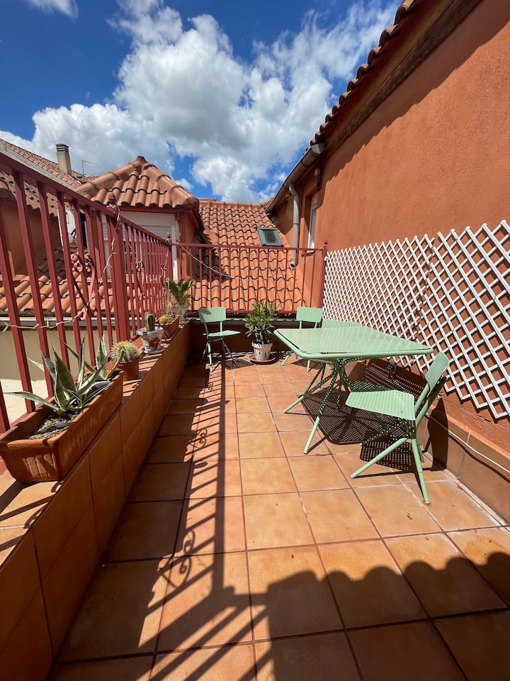 ÁTico Con Terraza A 300 M De Atocha - Madrid