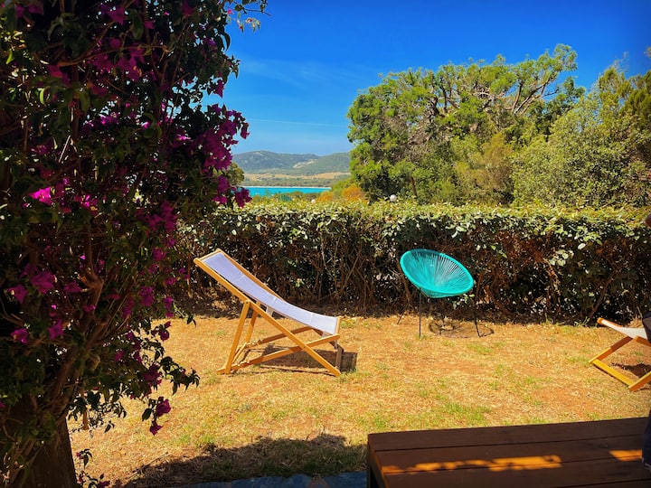 Mini Villa,vue Mer,plage à 500-650m à Pied,4/6pers - Plage de Palombaggia