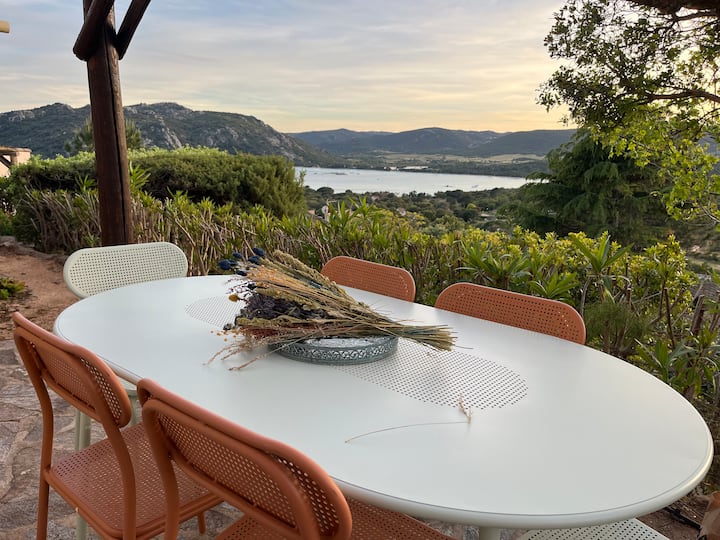 Mini Villa,vue Mer,plage à 500-650m à Pied,4/6pers - Santa Giulia