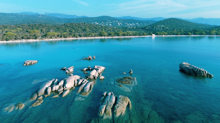 Mini Villa, Plage 450m Environ, Vue Mer 5/7pers T3 - Golfe de Santa Giulia
