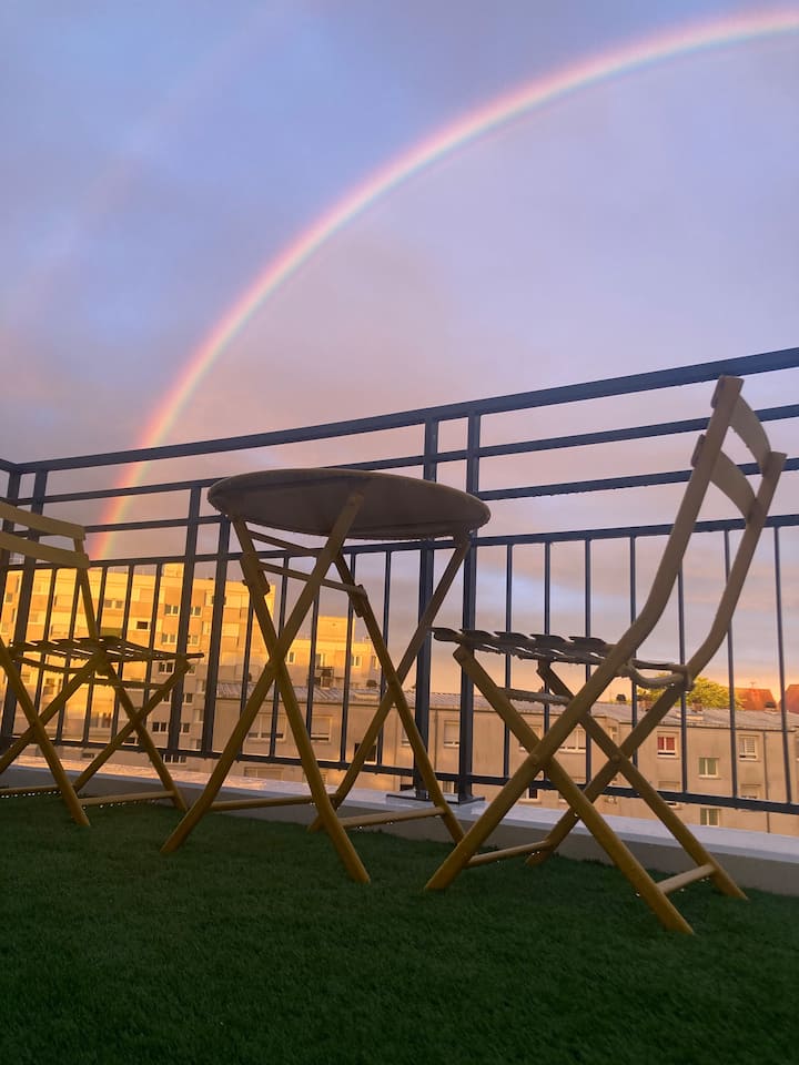 Appartement Cosy Avec Terrasse - Strasbourg