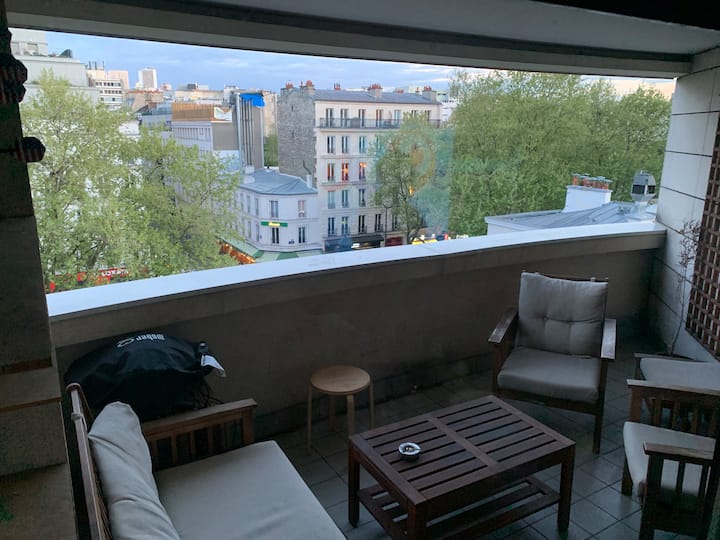 Paris 19eme : Appartement Calme Et Spacieux - Paris