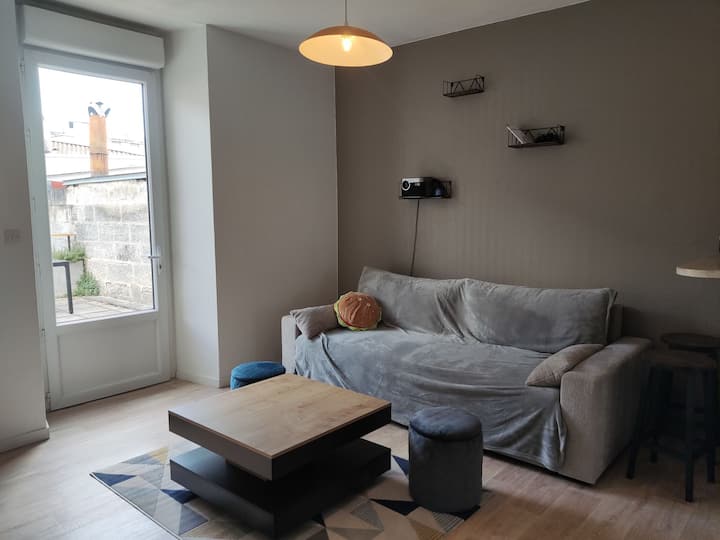 Terrasse Plein Ciel Parking & Gare/centre à 10 Min - Angoulême