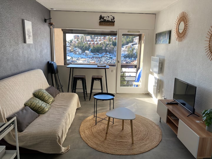 Studio Cosy 4 Personnes, Terrasse & Vue Montagne - Bolquère