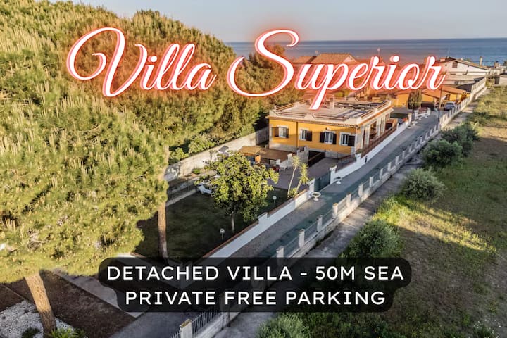 Villa Venere Superior [50mt Sea - Parking-garden] - Terracina