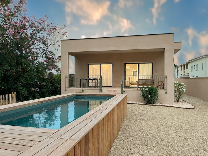 Villa 6/8 Personnes Piscine - Valras-Plage