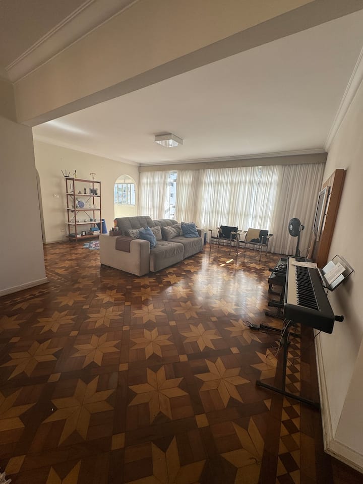 Amplo Apt No Melhor Bairro De Santos! - Santos