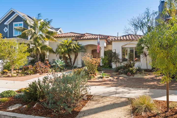 Large Spanish Style Home With Amenities - Coronado Island, CA