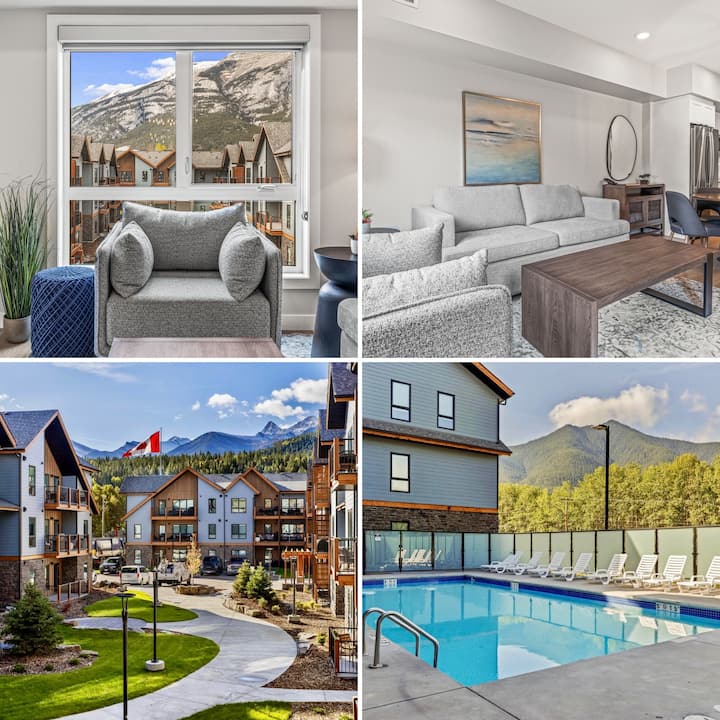 Top-floor 1br-condo Pool, Hot Tub & Mountain Views - Canada