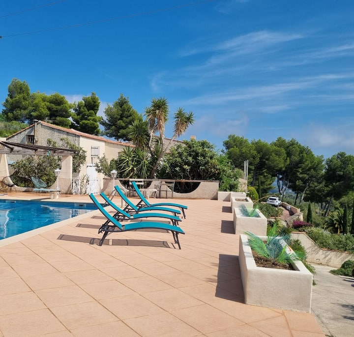 Maison 120 M2 Avec Grande Piscine Privée Partagée - La Ciotat