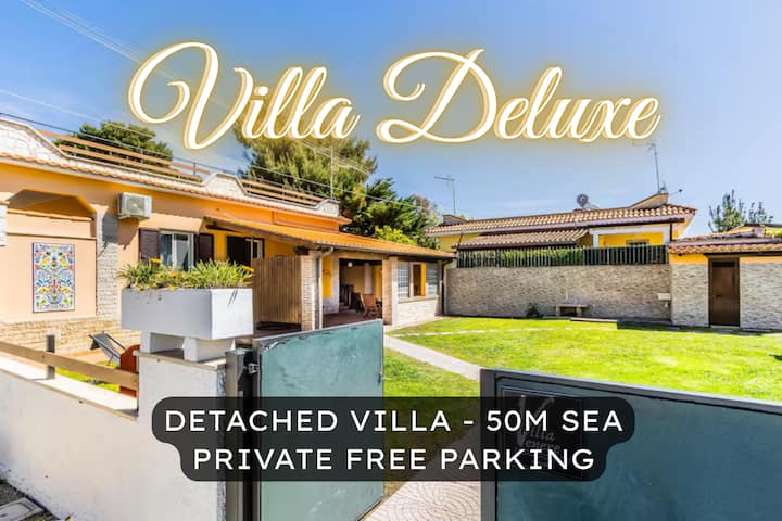 Villa Venere Deluxe [50mt Sea-free Parking-garden] - Terracina