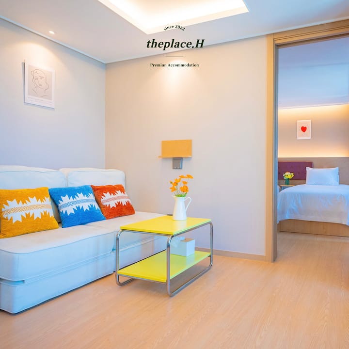 Theplace.h-09 > 2beds+소파베드 | 고층 오션포인트 뷰 | 최대5인 - Busan