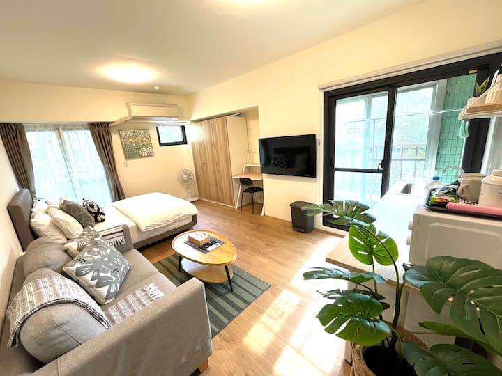 Fengjia - Newly Renovated Studio With Kitchen - Taichung
