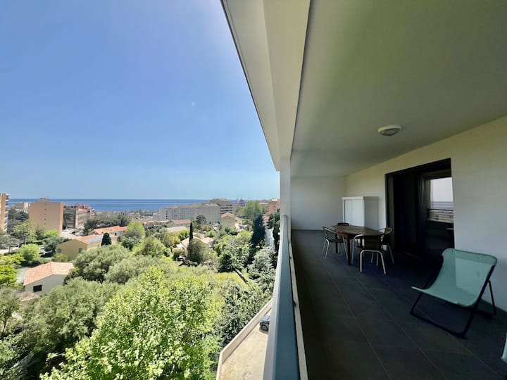 T2 - Vue Mer Et Parking - Bastia