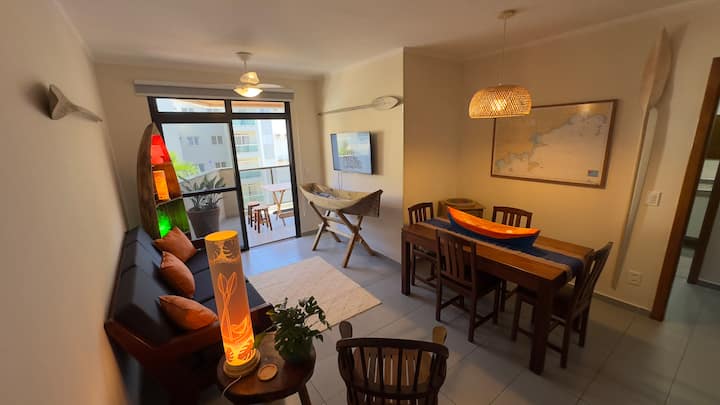 Canoe Apartment: 2 Minutes Walking To Praia Grande - Ubatuba