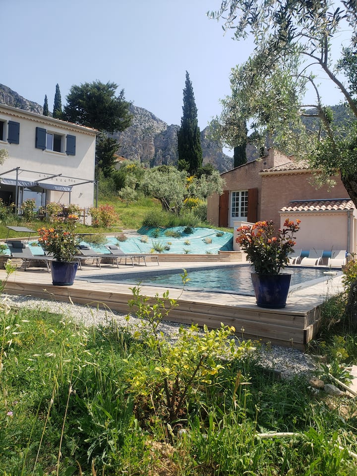 Maison Neuve Avec Piscine Et Vue Sur Moustiers - Moustiers-Sainte-Marie