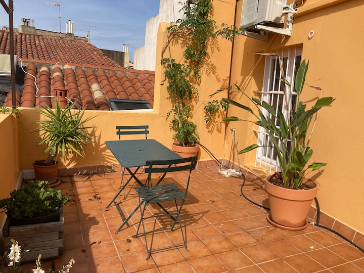 Studio Terrasse Hyper Centre - Perpignan