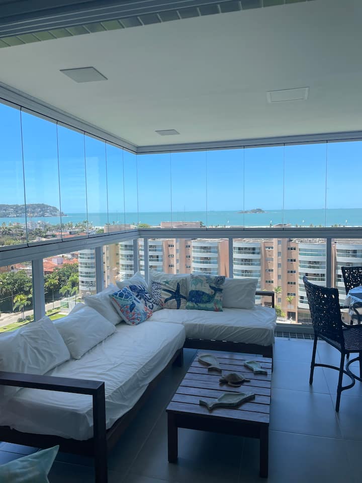 Apto Lindo Novíssimo Guarujá E Vista Para O Mar - Guarujá