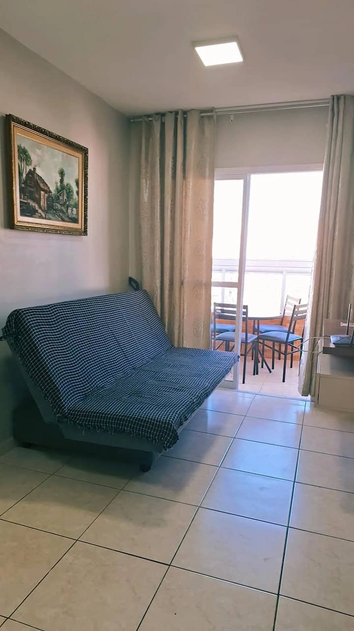 500mpraia Aviação,garagem,wi-fi,4andar,6xsem Juros - Praia Grande