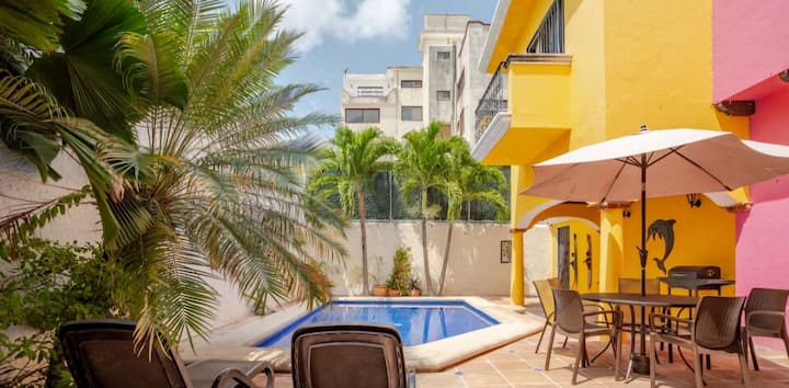 5 Minutos De La Playa  Residencia Familiar Centro - Cancún
