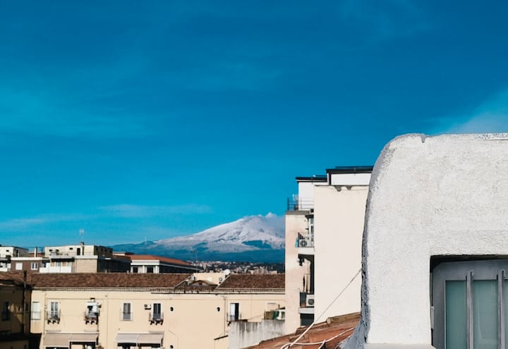 Penthouse In The Center With Terrace And Sea View - Catania