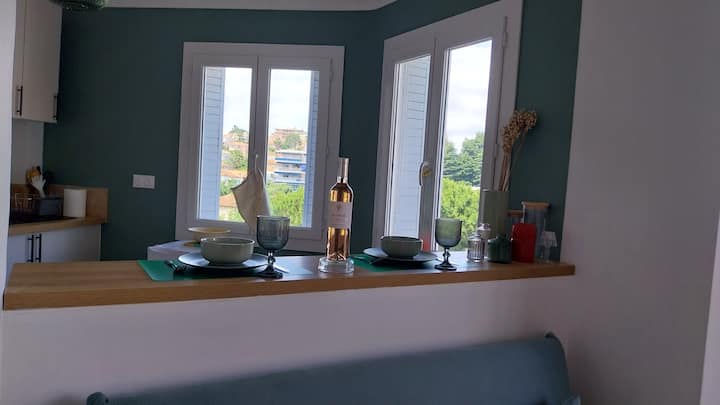 Antibes 2p Cosy, Clim¢re. Plages 5mns à Pied! - Juan les Pins