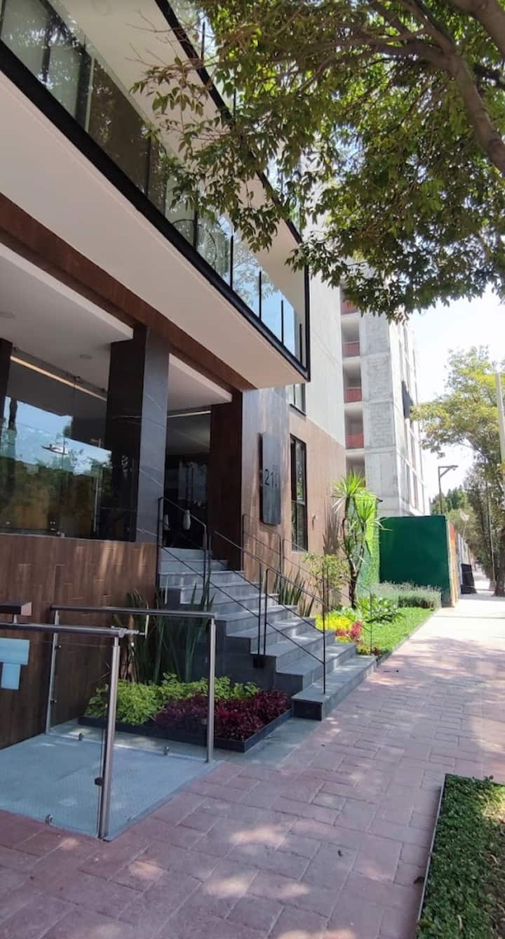 Depa Nuevo Bonito Céntrico Cerca De Metro/metrobús - Mexico City