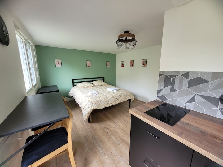 Studio Indépendant - Terrasse Privée & Clim - Pierrelaye