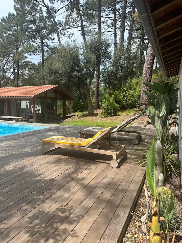 Villa La Marquise Hossegor, 11 Personnes, Piscine - Capbreton