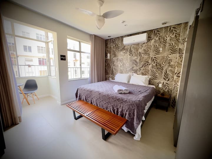 Copacabana Palace Flat - Praia + Metrô - Río de Janeiro