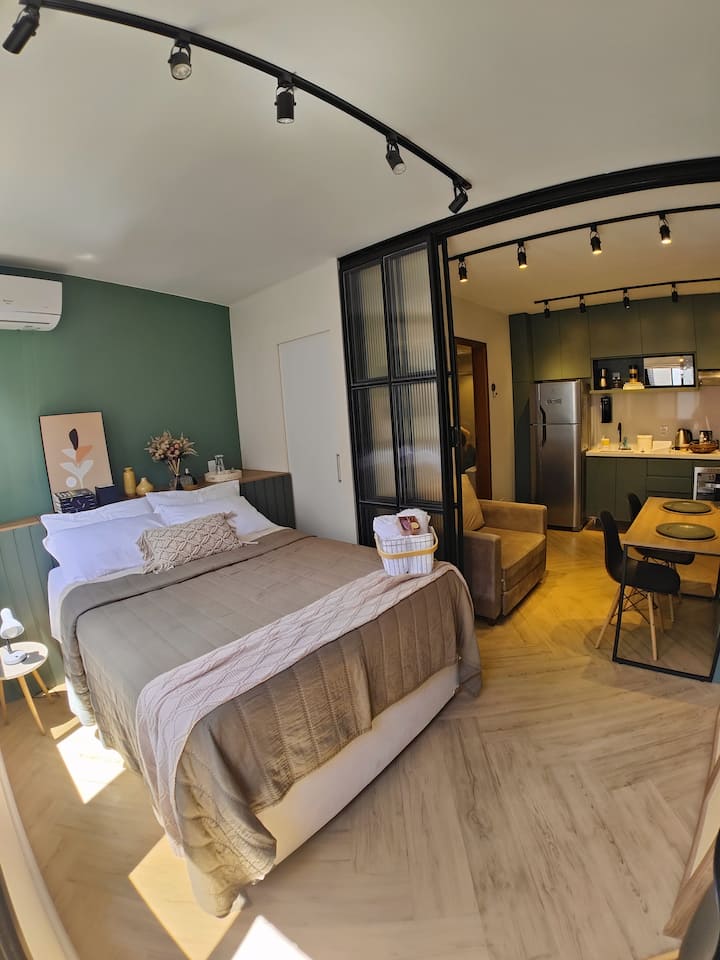 Studio Vert, Boa Localização, Conforto, Aconchego - Brasília
