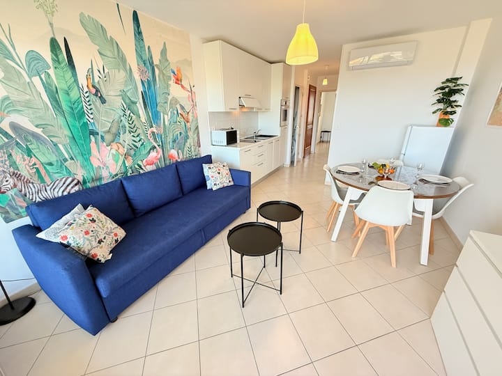 Balcon Avec Vue Mer & Montagne – Vue Azur - Plage de l'Ile Rousse