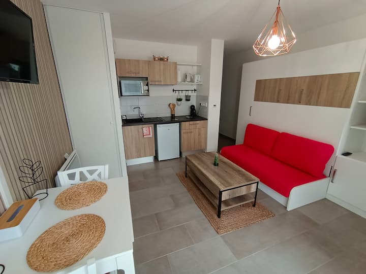 Studio Rdc, Calme, Avec Terrasse - 拉洛歇爾