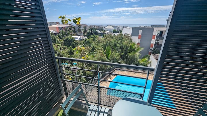 "L'endormi" Clim Wifi Parking -Proche Aéroport - Saint-Denis