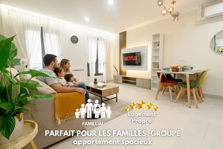 Grand Appartement Moderne, Confortable & Design - Yvelines