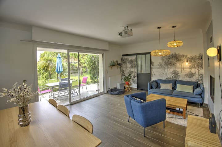 Maison Famille Sur Grand Jardin Clos Centre Ville - Arcachón