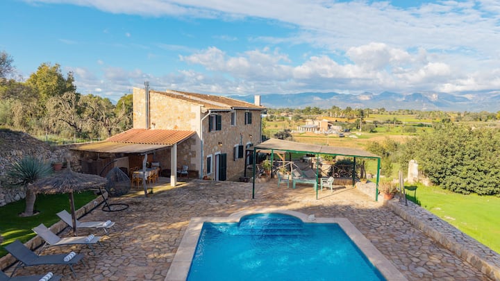 Finca Aigua Charmant Avec Piscine - Inca