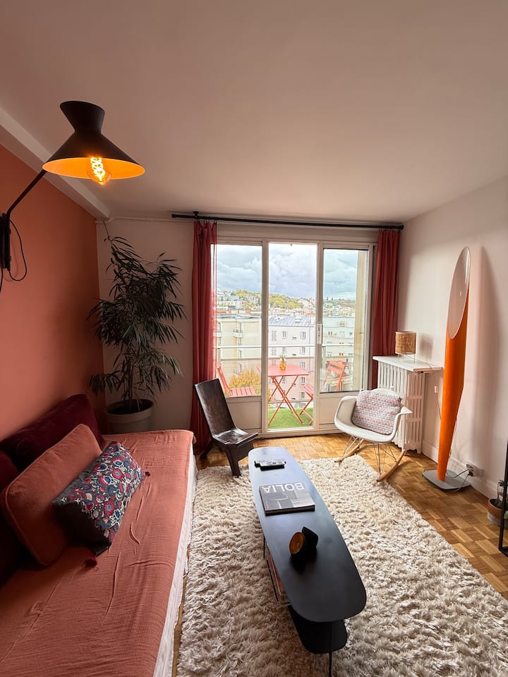 Séjour Parisien à Issy – 5 Pers - 2 Chambres - Issy-les-Moulineaux