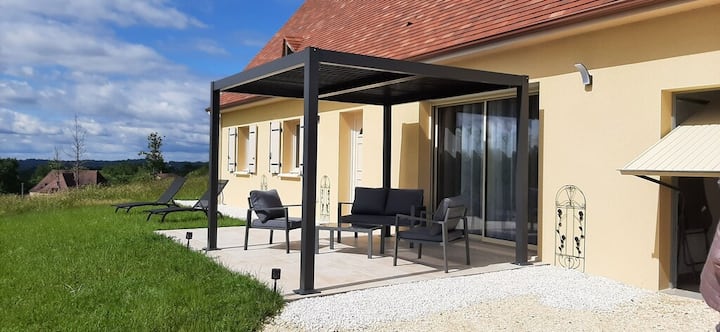 Maison Au Calme* Vue Sur La Vallée* Proche Sarlat - La Roque-Gageac