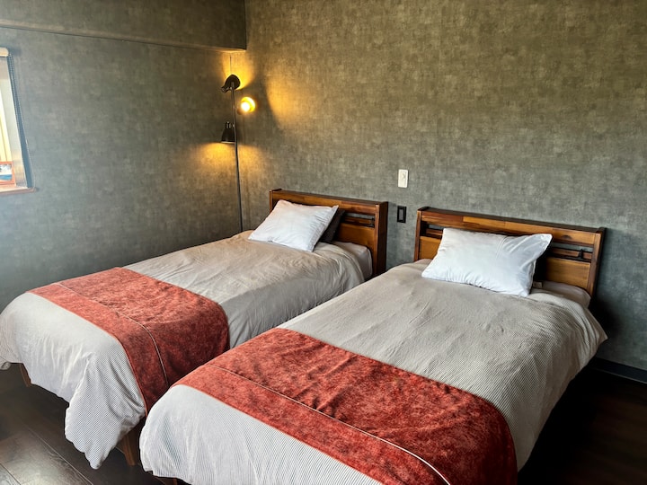 【オーシャンビュー】人気ビーチ・コンビニ・飲食店徒歩圏/無料Wi-fi/モダンワンルーム - Okinawa