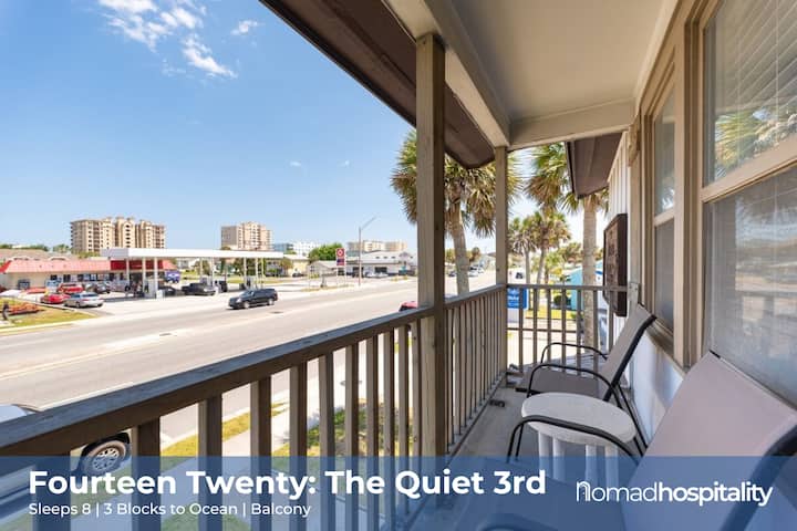 Be A Nomad | Jacksonville Beach 3br | Balcony - ジャクソンビル・ビーチ, FL