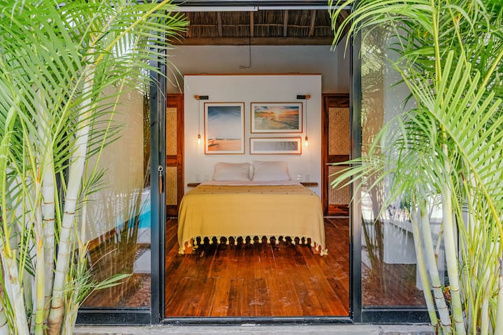 Beachside Ease • Bungalow Hideaway, Ac/fastwifi - Sayulita