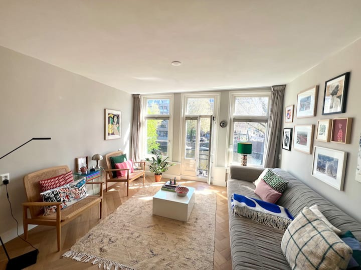 Central Sunny Apartment On The Water Side - Amsterdam