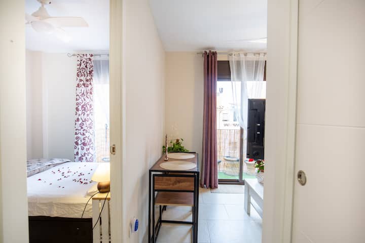 Acogedora Suite 1con Salón Y Balcones Privados - Palamós