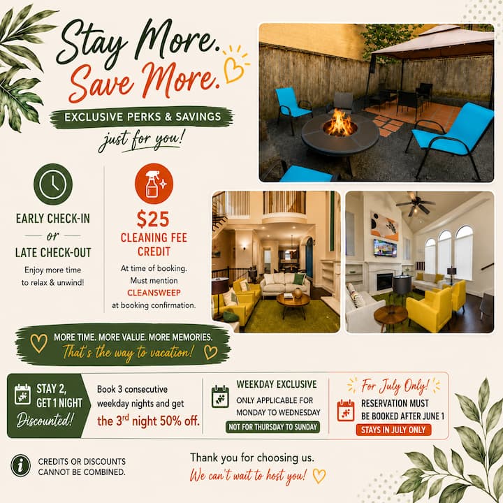 World Cup Mega Stay For Groups| Galleria | Jacuzzi - Houston