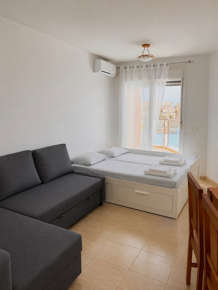 Golden Santa Studio · 5 Min Playapiscina · A/c - Aguadulce